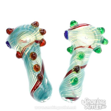 Mini Swirls Glass Spoon Pipe Smoking Outlet