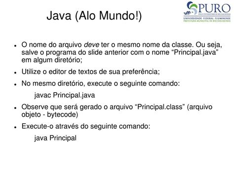PPT Introdução à POO em Java PowerPoint Presentation free download ID