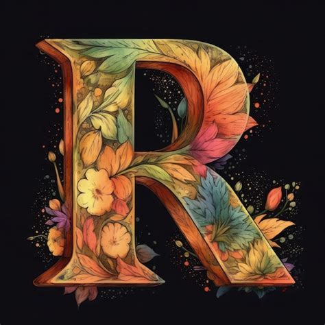 Premium Photo Letter R