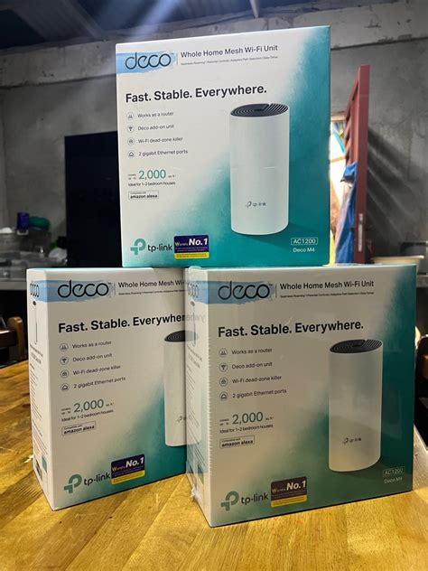 Deco Ac M X Whole Home Wi Fi Mesh Computers Tech Parts Accessories Networking On