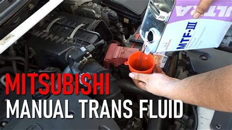 Manual Gear Oil Change MTF 2007 2015 Mitsubishi Lancer Proton Inspira