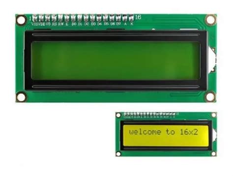 Display Lcd 1602 Hd44780 Backlight Verde 16x2 Ard Pic En Venta En