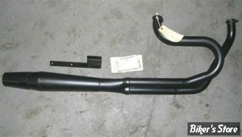 Echappement Thunderheader Shovelhead 70 83 Noir 1020b Bikers Store