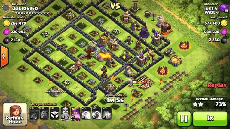 Th10 Max Loot Raid Farming With Lavaloon Youtube