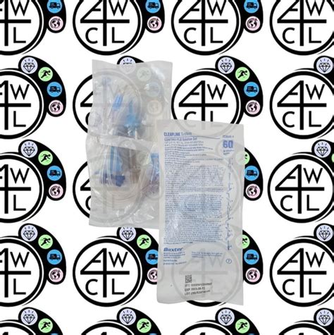New Baxter 2c8546s Clearlink System Continu Flo Solution Set 117 2 9m 16 7ml 3 Luer