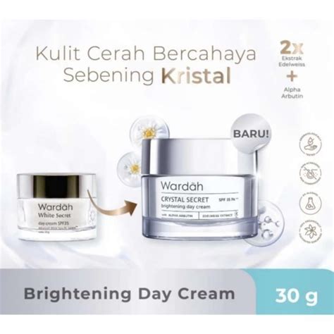Promo WARDAH CRYSTAL SECRET BRIGHTENING DAY CREAM SPF 35 PA 30 GR