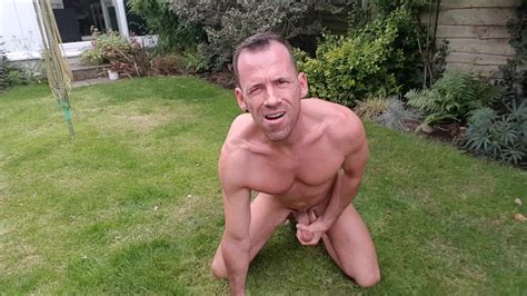 Naked Cumshot In My Garden RedTube
