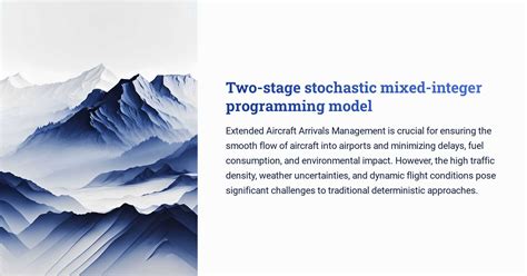Two Stage Stochastic Mixed Integer Programming Model