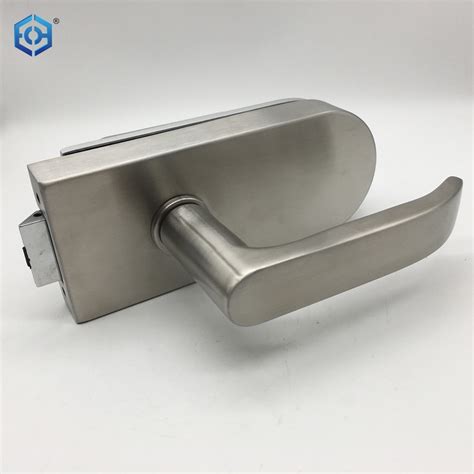 Cerradura De Vidrio Sin Marco De Acero Inoxidable Con Manija Fija Para Puerta De Vidrio Compre