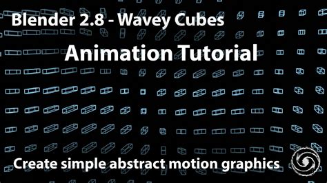 Blender BEGINNER FRIENDLY Wave Simulated Cubes Motion Graphic Animation Tutorial Evee