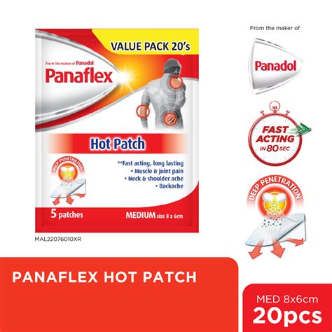 Panaflex Hot Patch 20s Shopee Malaysia