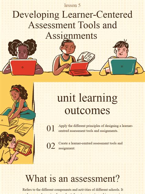 Developing Learner Centered Assessment Tools And Assignments Pdf