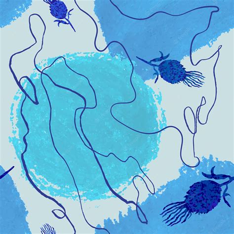 Premium Vector Vector Modern Seamless Pattern With Colorful Hand Draw Abstract Elements Doodles