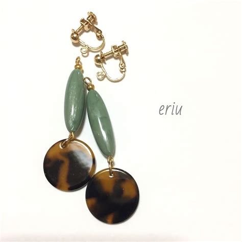 ハンドメイドアクセサリー Eriu Online Store Powered By Base ハンドメイド ピアス 作り方 ピアス デザイン ピアス