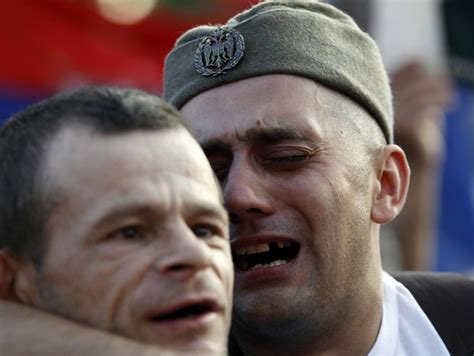 Srebrenica Genocide Blog Serbian Fascists Protest Ratko Mladics Arrest