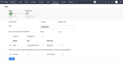 Sharepoint For Zoho Crm Online Help Zoho Crm
