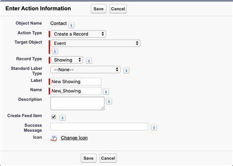 Create Object Specific Quick Actions Salesforce Trailhead