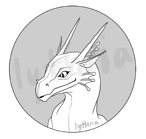 P2u Dragon Headshot Base Lythrias Ko Fi Shop