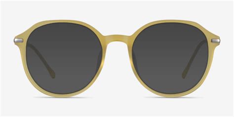 Original Round Iridescent Yellow Glasses For Women Eyebuydirect