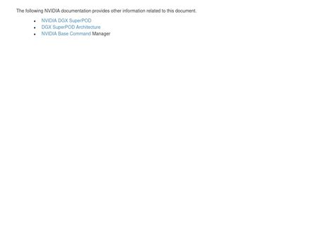 Nvidia Documentation Dell Powerscale Storage Deployment Guide For