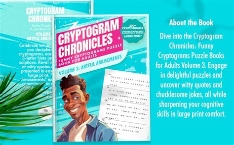 Cryptogram Chronicles Volume 3 Artful Amusements 300 Funny