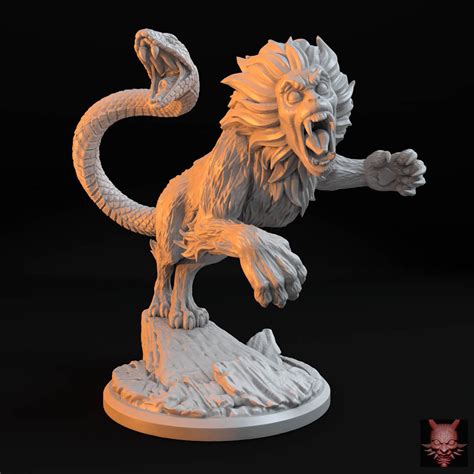 Nue Chimera Tabletop Miniature Questbourne
