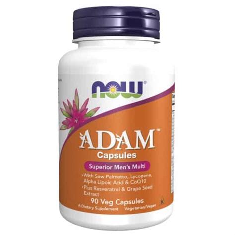 Adam Men's Multi 90 Veg Caps - Now Foods - FitCookie