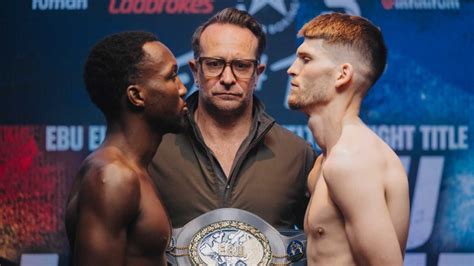 Abass Baraou Vs Macaulay Mcgowan Weights And Running Order