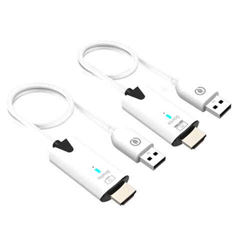 Cable Extensor Inal Mbrico Compatible Con HDMI Transmisor Y Receptor De