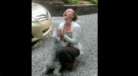 Un perrito se reencuentra con su dueña luego de 2 años y llora