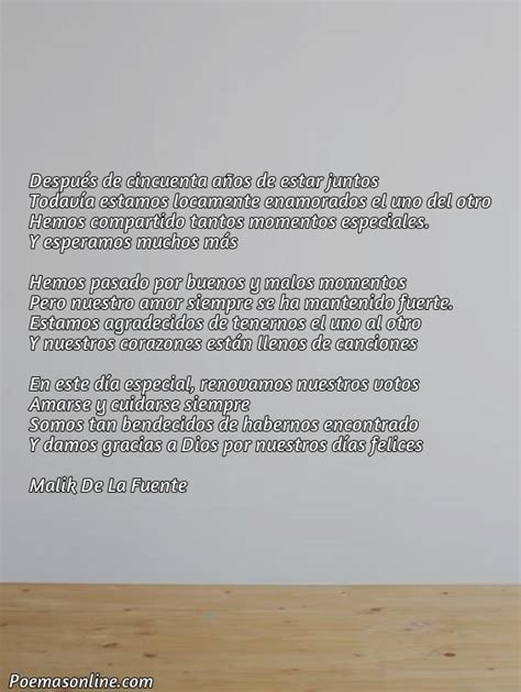 Cinco Mejores Poemas Para Bodas De Oro Poemas Online