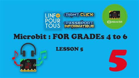 Microbit Lesson 5 For Grade 4 Youtube