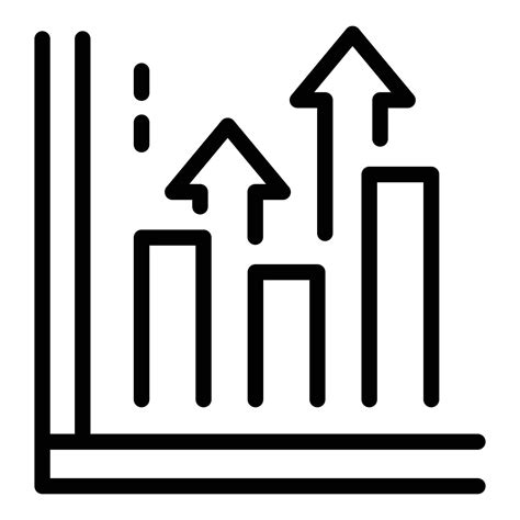 manager graph chart icon outline style 15900396 vector art at vecteezy