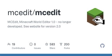 Github Mcedit Mcedit Mcedit Minecraft World Editor No Longer Developed See Website
