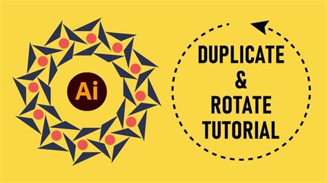 Duplicate And Rotate Objects Precisely Graphic Design Lessons