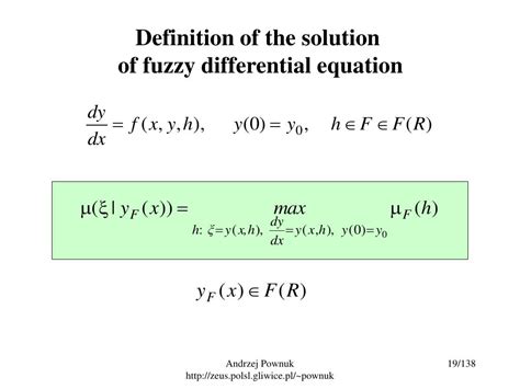 PPT Numerical Solutions Of Fuzzy Partial Differential Equation And Its Application In