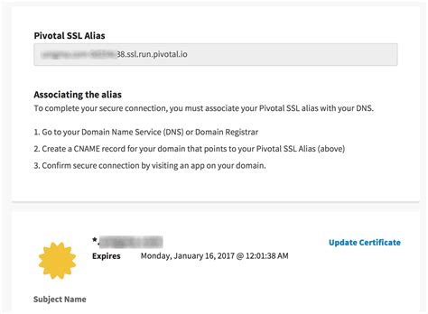 how to configure ssl encryption for custom domains on pivotal cf altoros