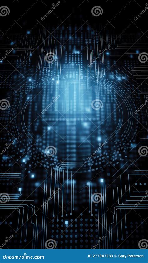 Interconnected Circuit Board Miners With Repeating Patterns Stock