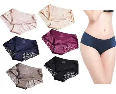 Pantaletas De Encaje Sin Costura Para Mujer 6 Piezas Meses sin interés