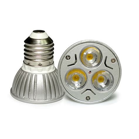 Ac Dc 12v 12 Volt 3w 1w X 3 Cluster Led Light Bulb E26 E27 Par16 Screw