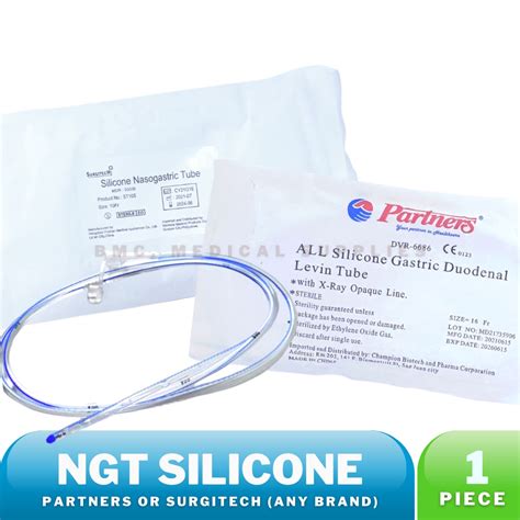 NGT Silicone Nasogastric Tube Surgitech Or Partners Shopee Philippines