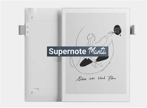 New E Ink Product Supernote Launches A5 X2 Manta Modular Design For