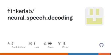 Neuralspeechdecodingrequirementstxt At Main · Flinkerlabneuralspeechdecoding · Github