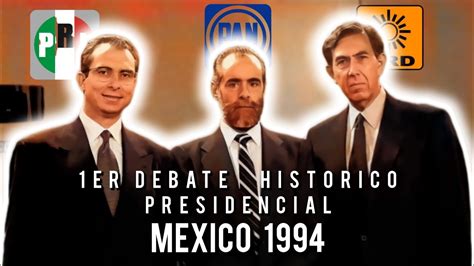 1er Primer Debate Presidencial De México Elección De 1994 Ceballos