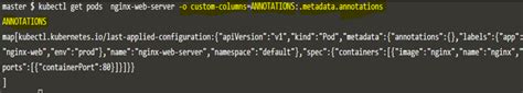 kubernetes annotations how does annotation work in kubernetes