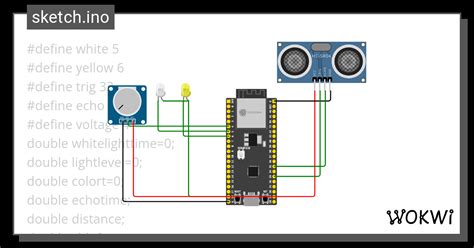 Perfect Led Distancepotentiometer Copy Wokwi Esp32 Stm32 Arduino Simulator