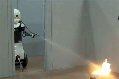 Navy Laboratory Develops Firefighting Robots With Creepy Faces Inhabitat Green Design
