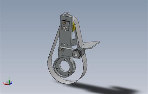 带式磨床solidworks 2015模型图纸免费下载 懒石网