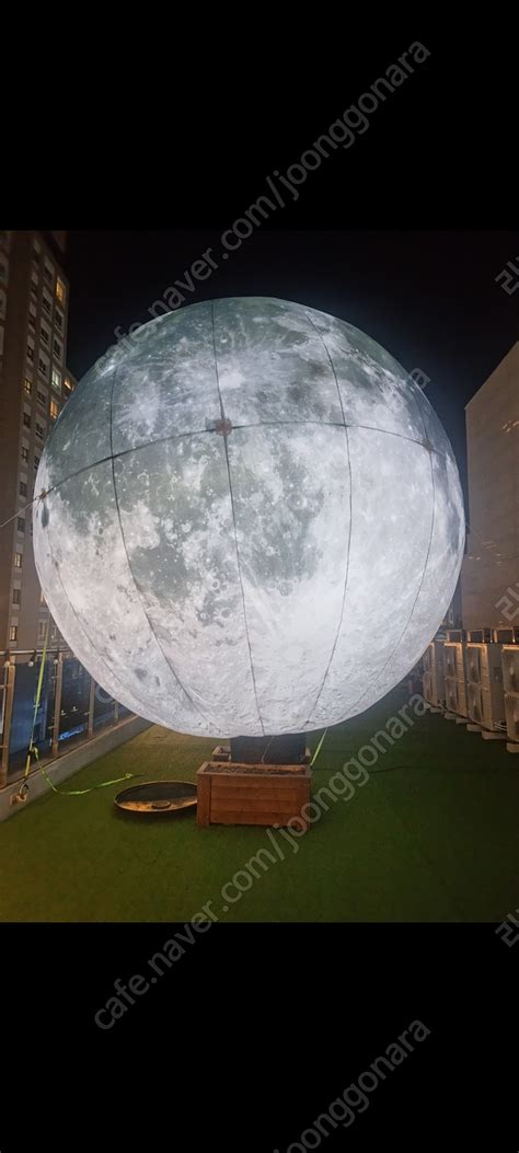 대형 달 풍선 에어간판 팝니다 인테리어소품 중고나라