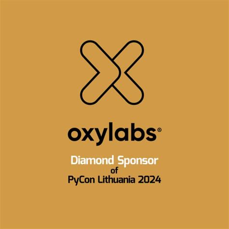 pycon lithuania on linkedin oxylabs sponsorship pyconlt2024